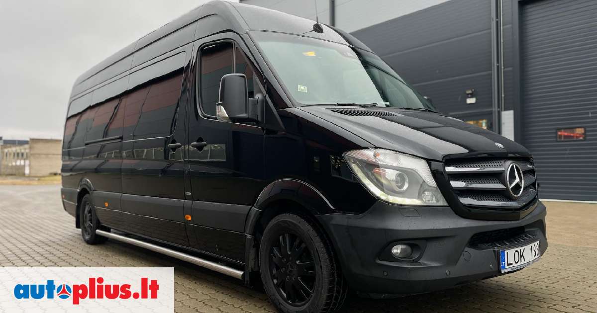 Black mercedes sprinter van, Naudoti automobiliai | Autoplius.lt
