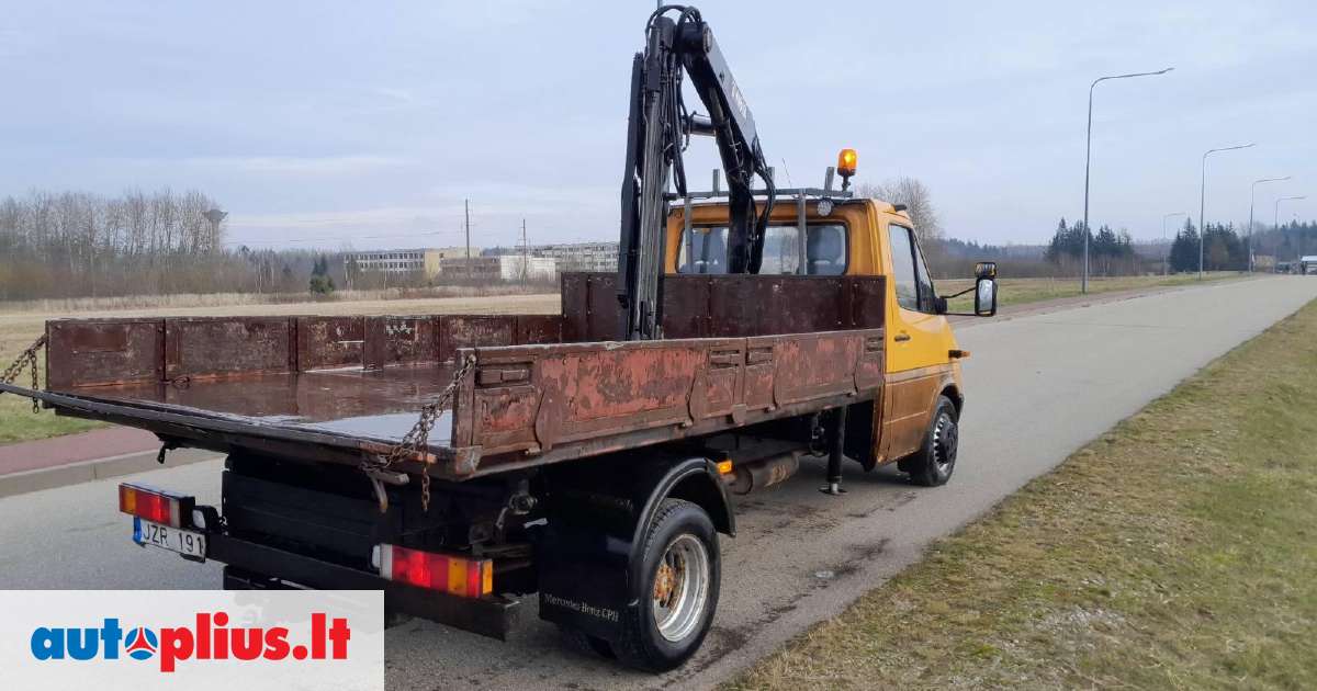 Mercedes-Benz Sprinter 616, savivarčiai su kranu 2005 m., | A27473941