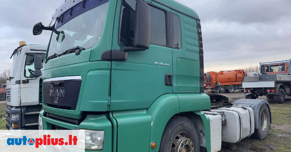 MAN TGS 18.440 + HYDRAULIC; ENGINE DEFE, single sleeper 2008-03 m ...
