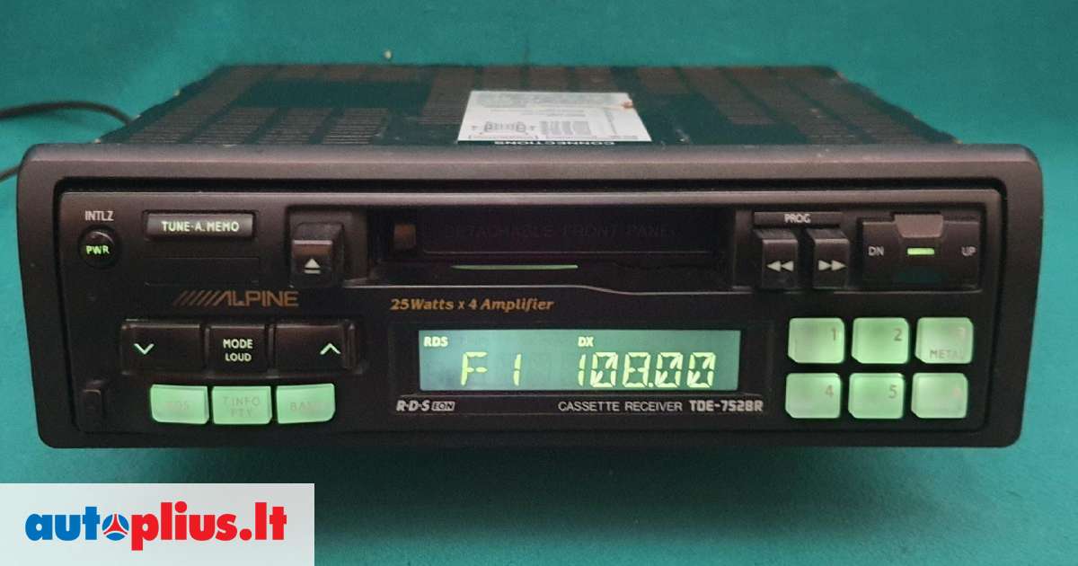 Alpine Tde-7528r, cd players | A27494281