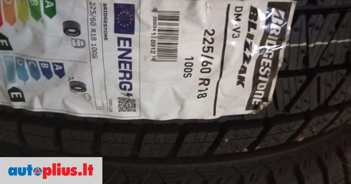Bridgestone Blizzak DM-V3, žieminės 225/60 R18 | A27506765