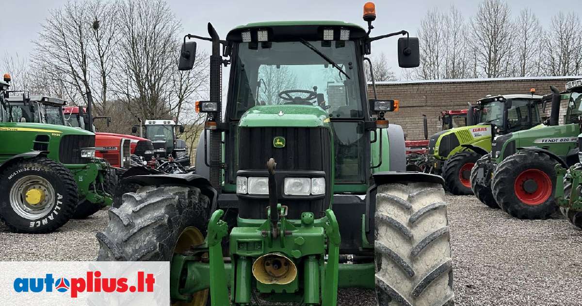 John Deere 6520 PQ (115-160 AG), traktoriai 2004 m., | A27512627