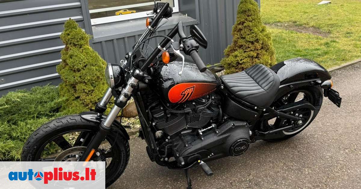 Harley-Davidson Street Bob FXBB 1868cc, čioperiai / kruizeriai / custom ...