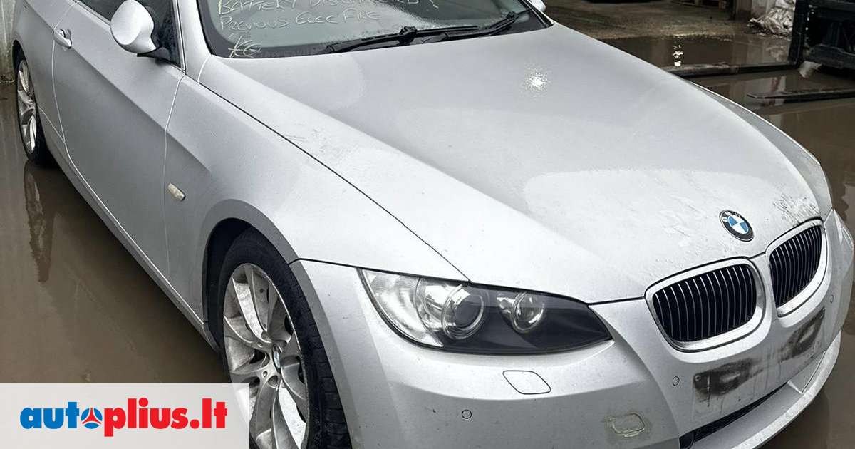 BMW 335 Bmw e92 335d 210kw m57 automatas spalva titansilber metallic ...