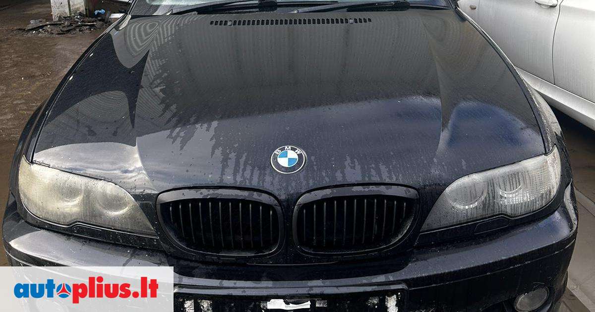 BMW 330 Bmw e46 cabrio m54b30 spalva 475 9 black sapphire metallic 2004 ...