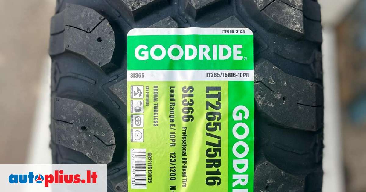 Goodride SL366 M/T; SIUNČIAME, žieminės 265/75 R16 | A27625969