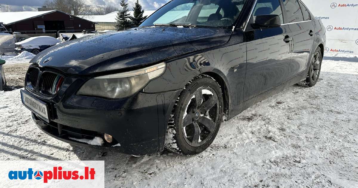 BMW 525 Bmw e60 525d 2004m 130kw dalimis pradėtas ardyti 2025 02 19 va ...