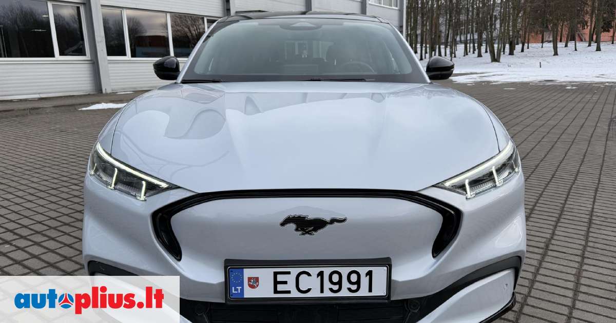 Ford Mustang Mach-E, 75 kWh, visureigis / krosoveris 2021-11 m ...