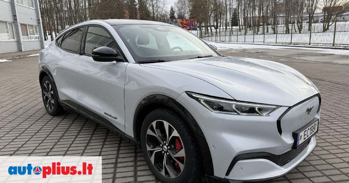Ford Mustang Mach-E, 75 kWh, visureigis / krosoveris 2021-11 m ...