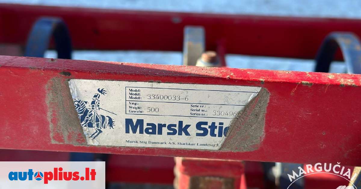 Marsk Stig 4 m, kultivatoriai,akėčios 2000 m., | A27681368