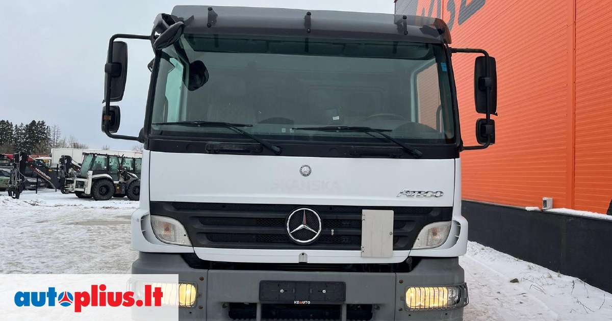 Mercedes-Benz Atego 1018 4x4, su kranu 2010-10 m., | A27693754