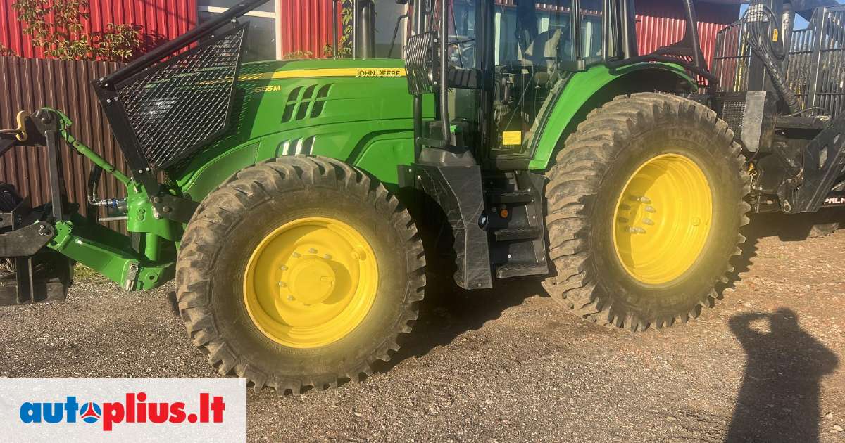 John Deere 6155M, traktoriai 2022-12 m., | A27693816