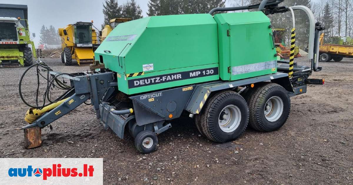 Deutz-Fahr MP130, presai 2001 m., | A27703904