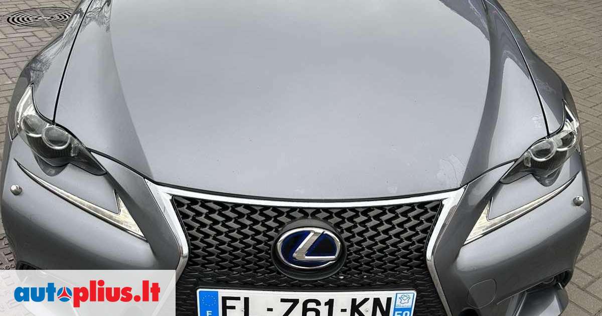 Lexus IS 300h, 2.5 l., saloon / sedan 2013-11 m., | A27723842