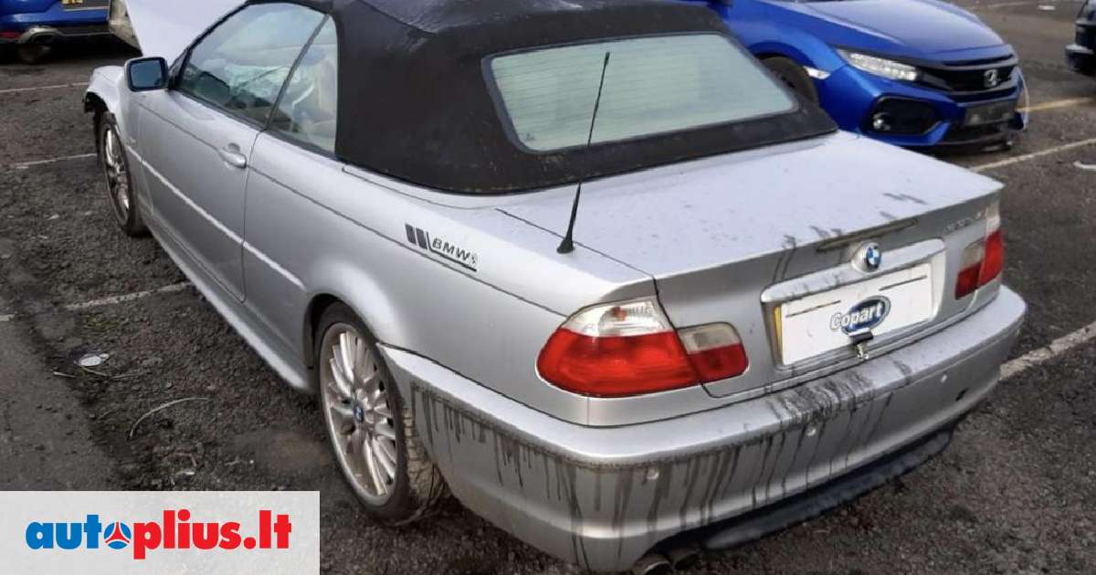 BMW 330 Bmw e46 cabrio 3 0i 170kw m54b30 spalva titansilber metallic ...