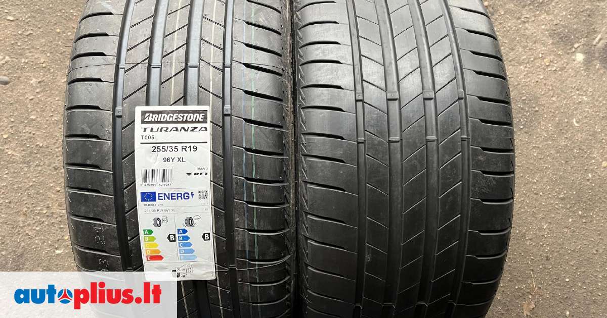 Bridgestone Turanza T005 RSC 100% 2022m, vasaras 255/35 R19 | A27734104