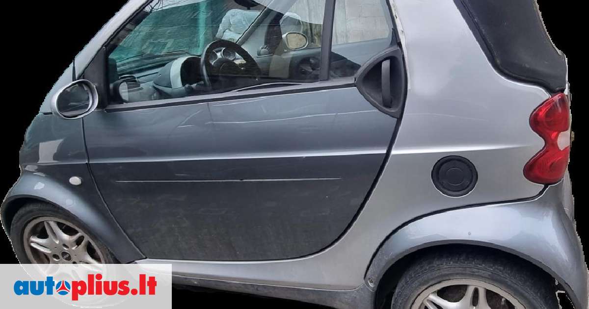 Smart Fortwo, 0.8 l., kabrioletas 2001-08 m., | A27744758