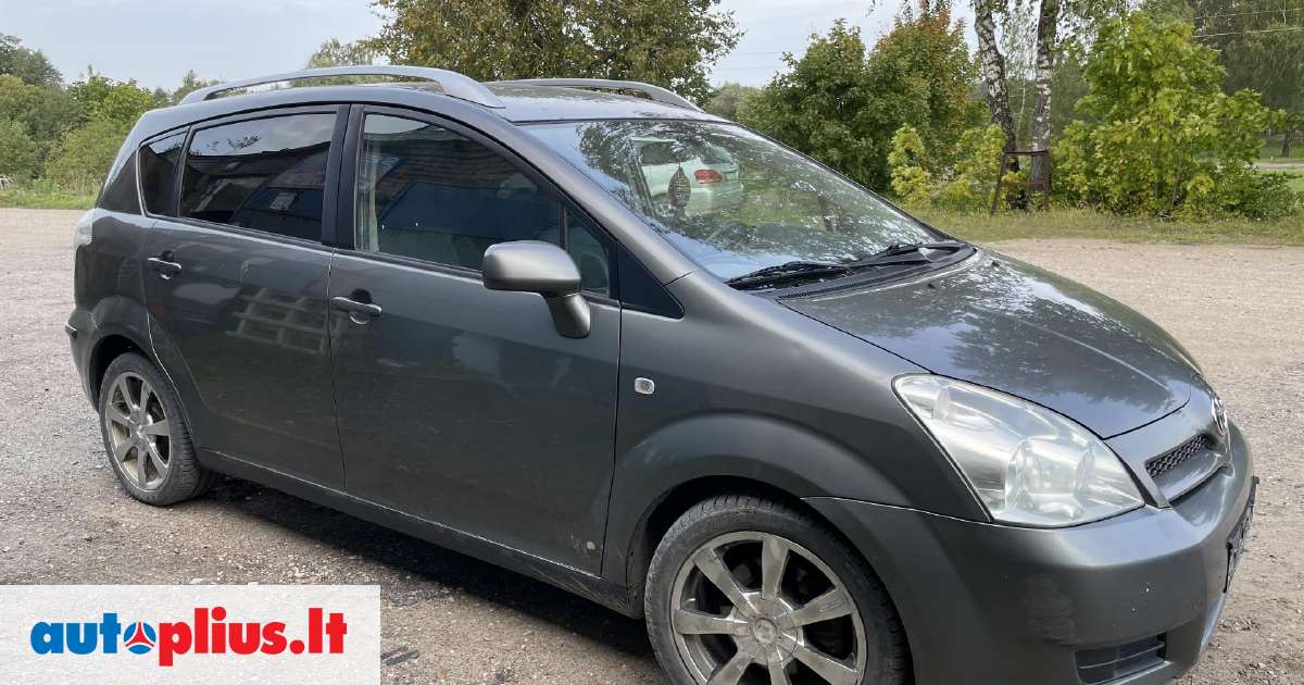 Toyota Corolla Verso naudotos dalys naudotų detalių pardavimas salonai ...