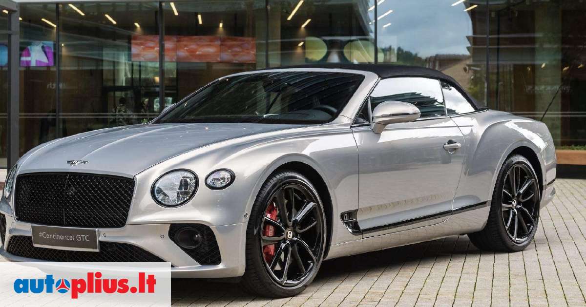 Bentley Continental GT, Кабриолет 2019-12 m., | A27782988
