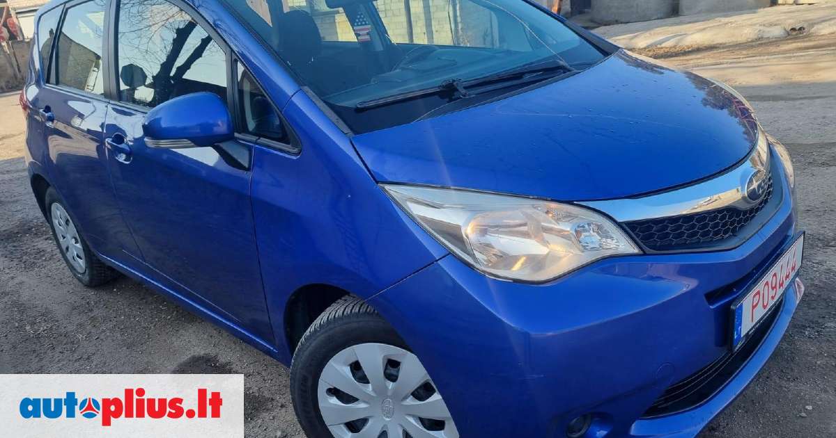 Subaru Trezia, 1.4 l., hečbekas 2011-12 m., | A27332501