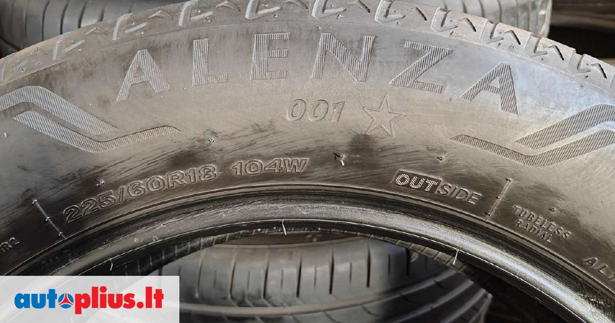 Bridgestone Alenza 001, летние 225/60 R18 | A27797060