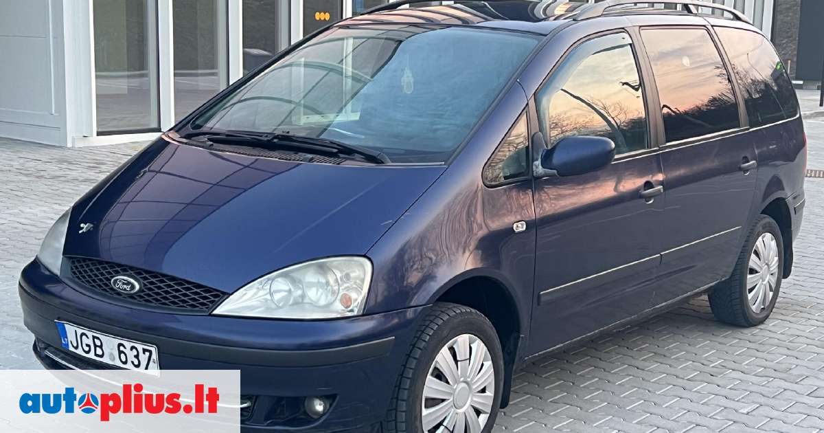 Ford Galaxy, 1.9 l., mpv / minivan 2002-05 m., | A27805485