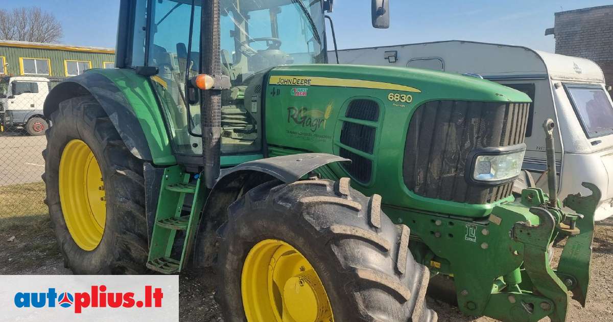 John Deere 6830 Premium, tractors 2009 m., | A27818229