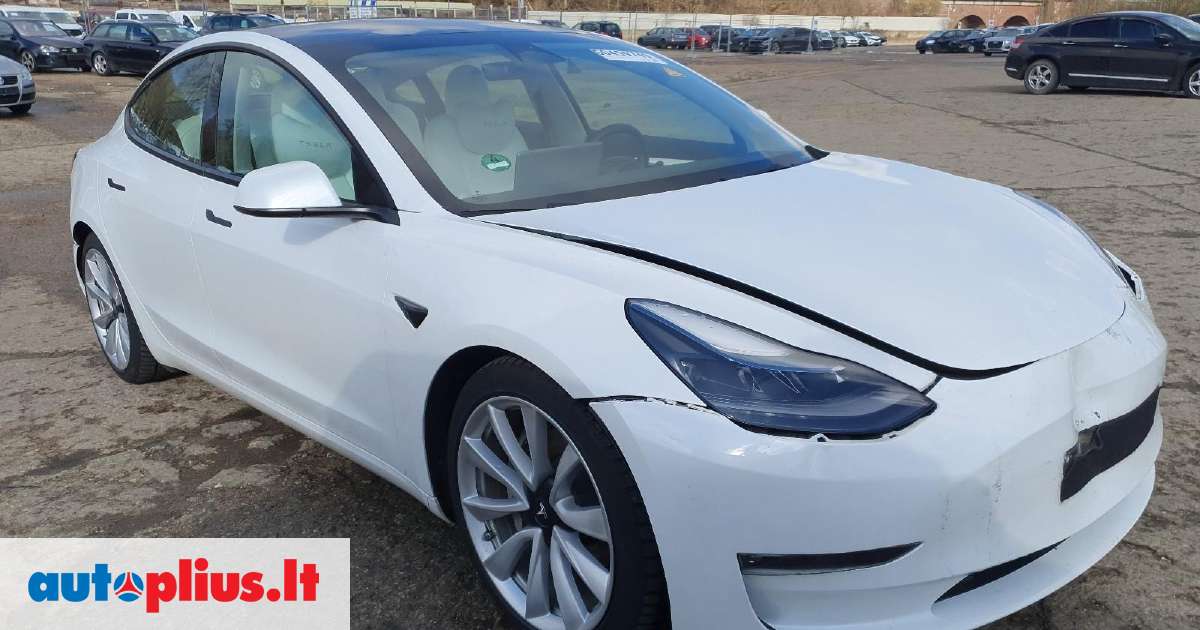Tesla Model 3, 81 kWh, hatchback 2022-12 m., | A27820477