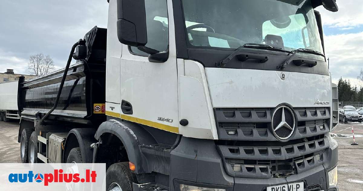Mercedes-Benz AROCS 3240, savivarčiai 2016-03 m., | A27016579