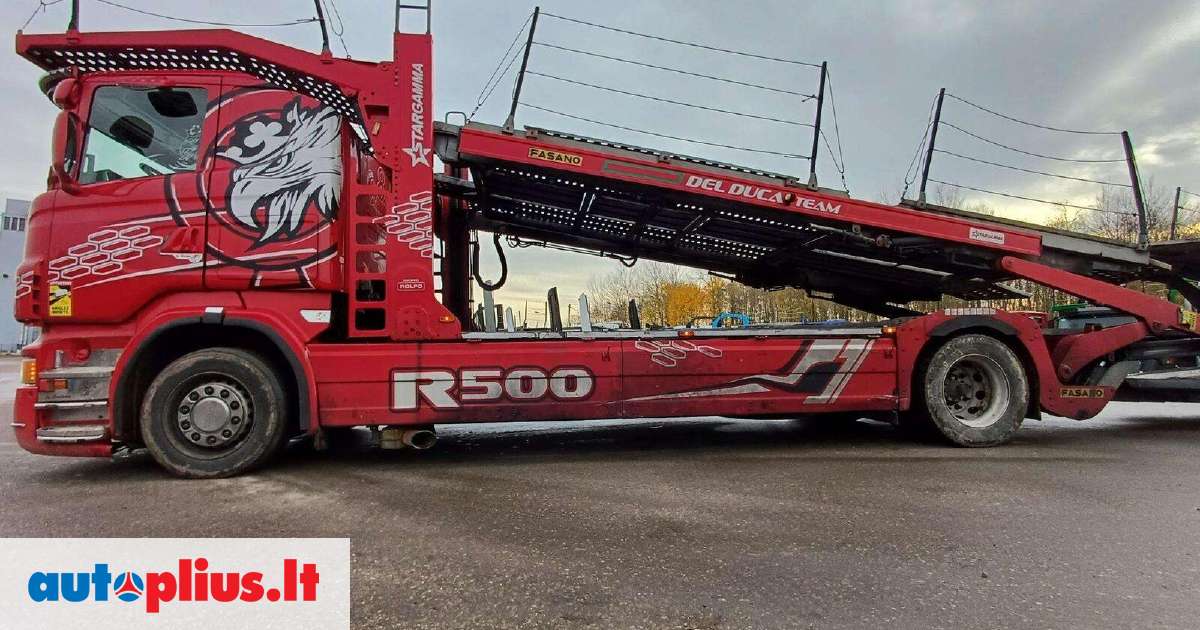 Scania R500 + Rolfo 2002, auto transporters 2008 m., | A27857111