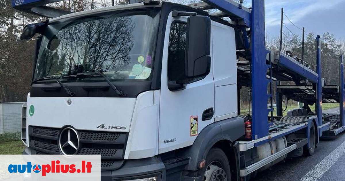 Mercedes-Benz Actros 1846 + RIMO PL7 2018, autovežiai 2018 m., | A27857439