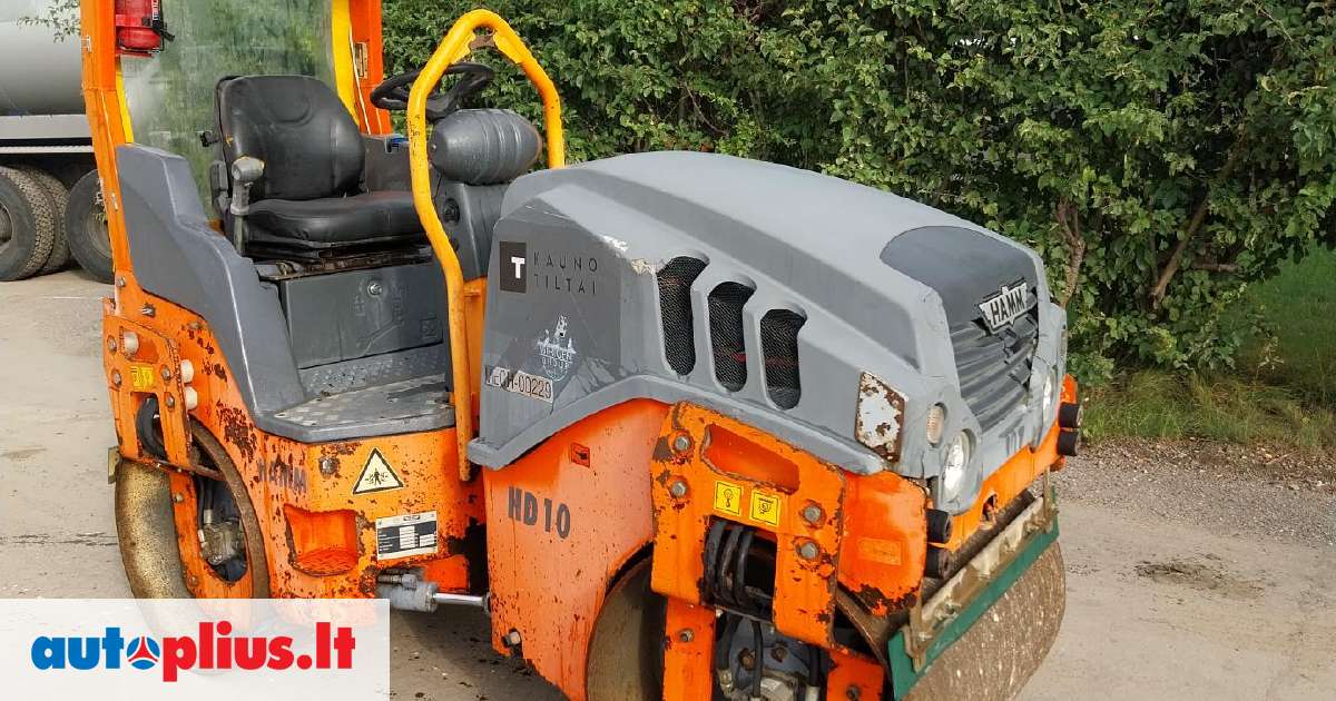 Hamm HD10VV, paving machinery 2008-01 m., | A27889753