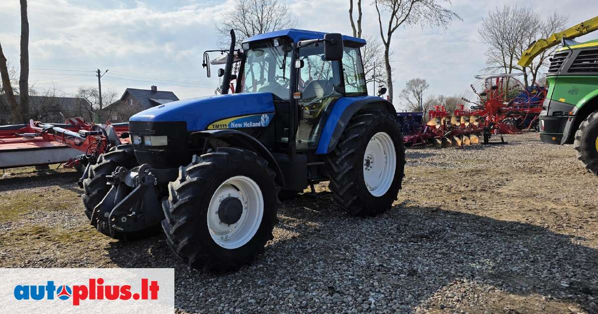 New Holland New holland TM 115, traktoriai 2001 m., | A27891763