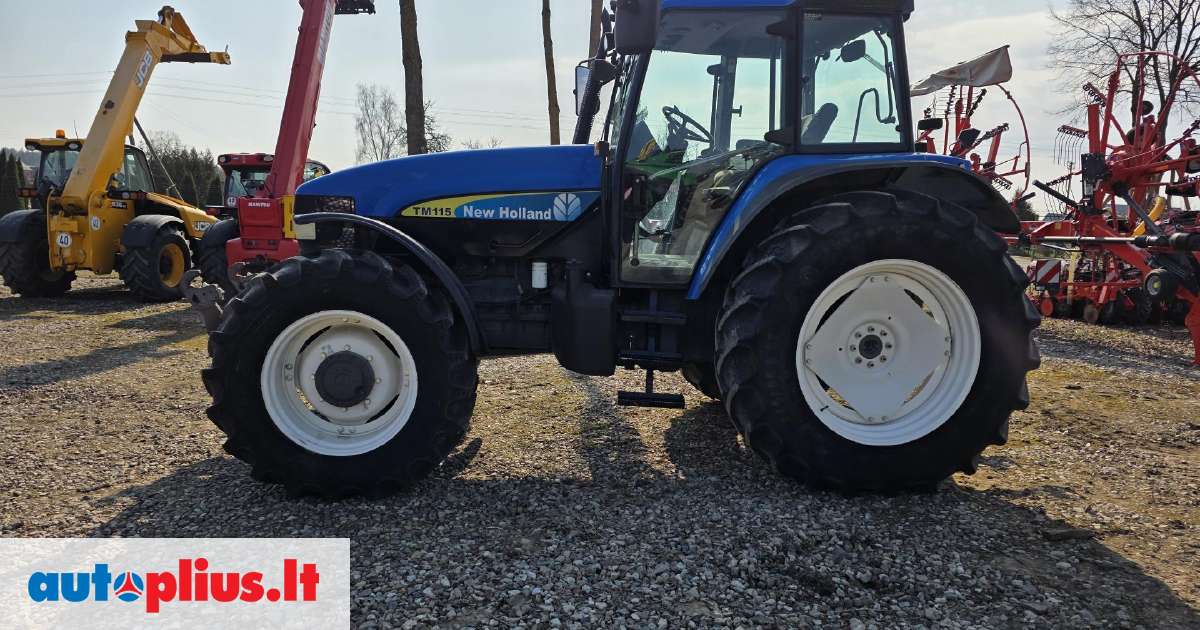 New Holland New holland TM 115, traktoriai 2001 m., | A27891763