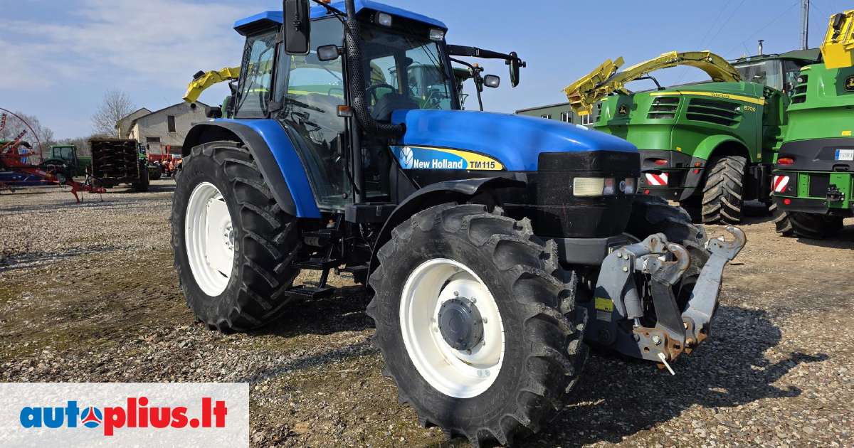 New Holland New holland TM 115, traktoriai 2001 m., | A27891763