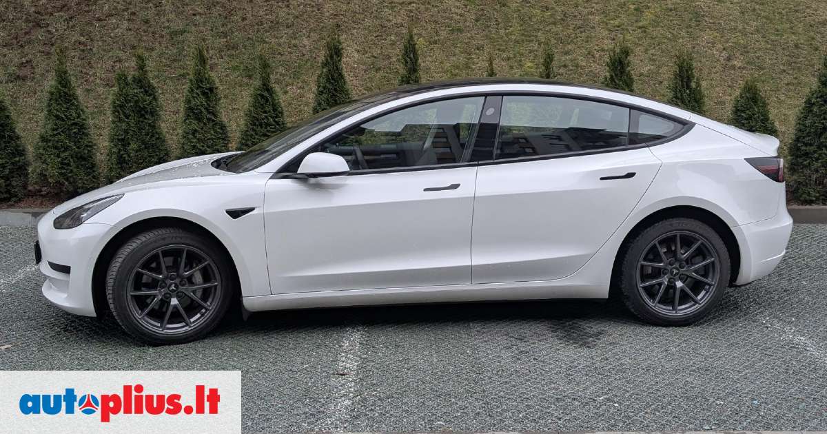 Tesla Model 3, 54 kWh, hatchback 2021-09 m., | A27907077