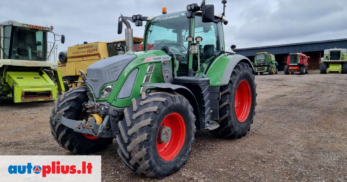Fendt 722 Vario S4 Profi, traktoriai 2015-07 m., | A27923915