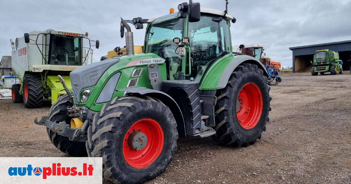 Fendt 722 Vario S4 Profi, traktoriai 2015-07 m., | A27923915