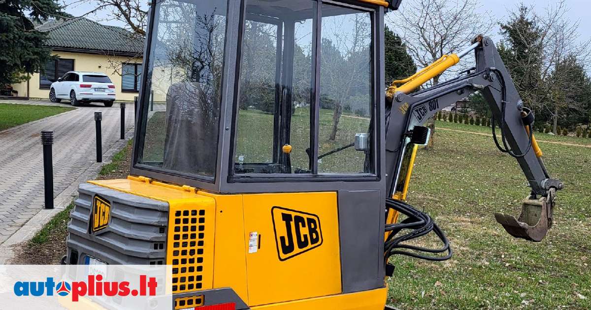 JCB 801.4, mini ekskavatoriai 1995-11 m., | A27932825