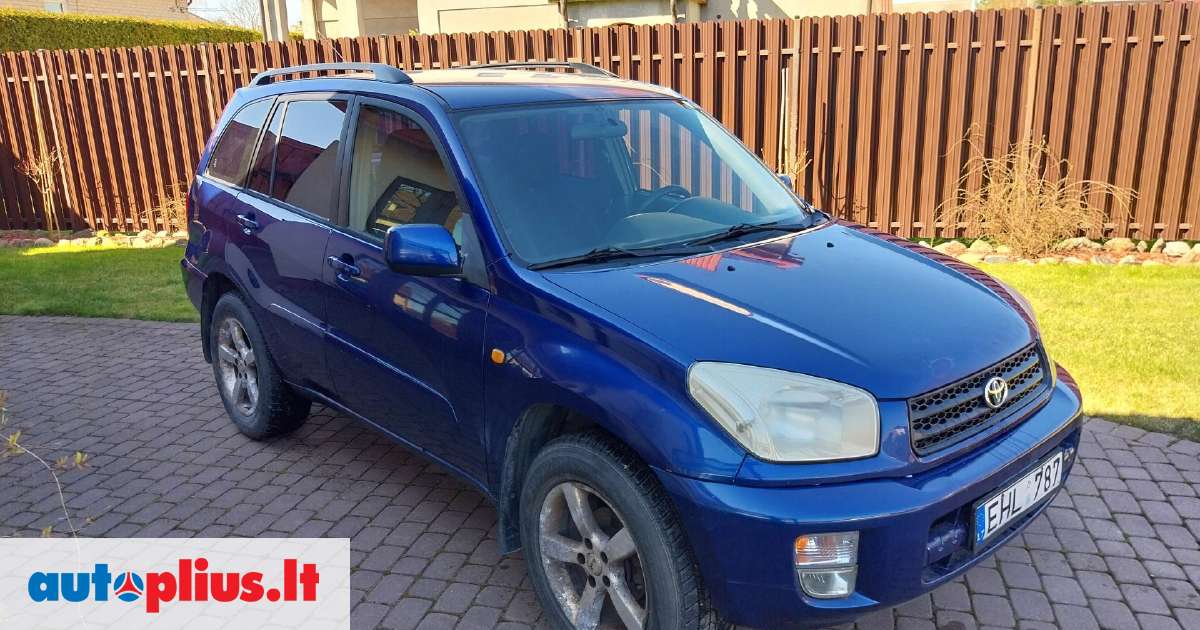 Toyota RAV4, 2.0 l., off-road / crossover 2002 m., | A27936113