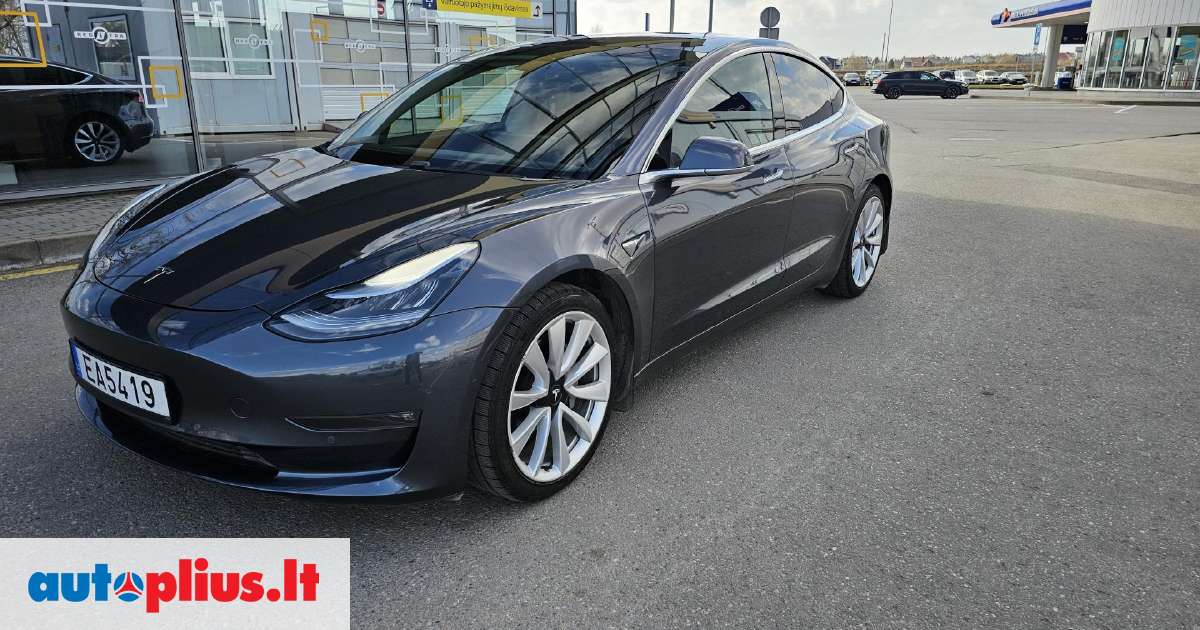 Tesla Model 3, 78 kWh, hatchback 2019-04 m., | A27944795