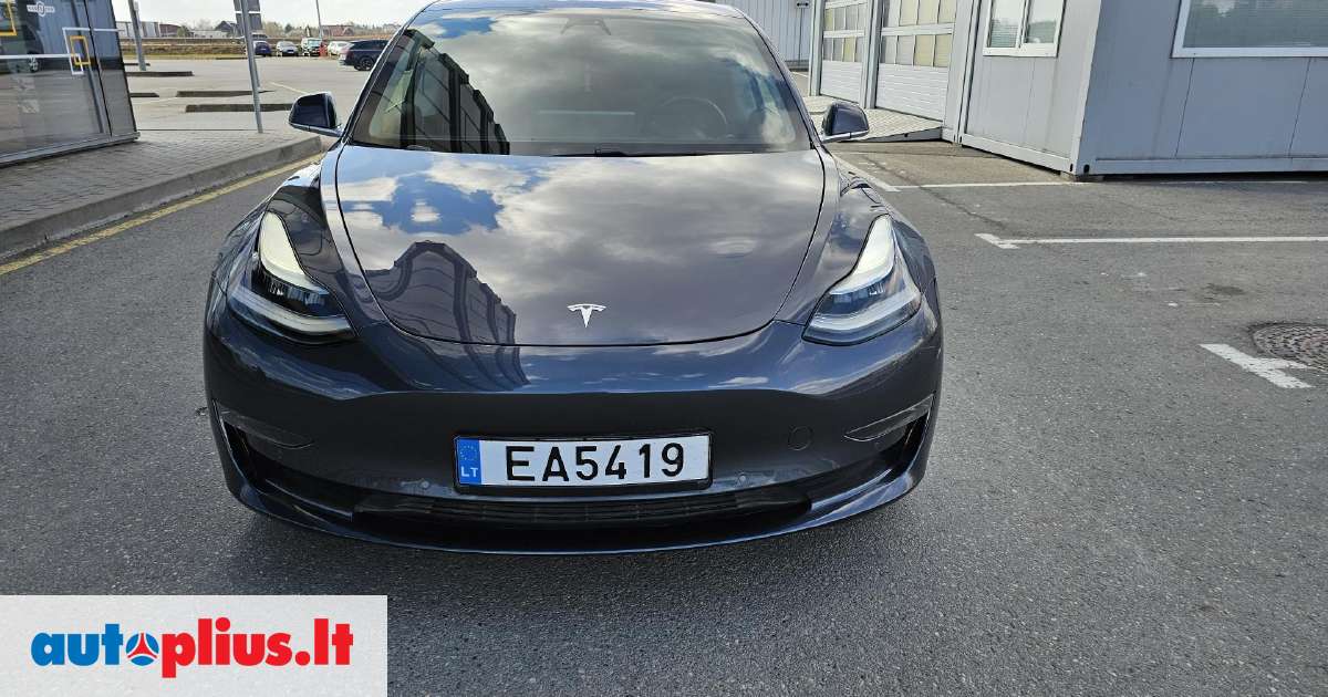 Tesla Model 3, 78 kWh, hatchback 2019-04 m., | A27944795