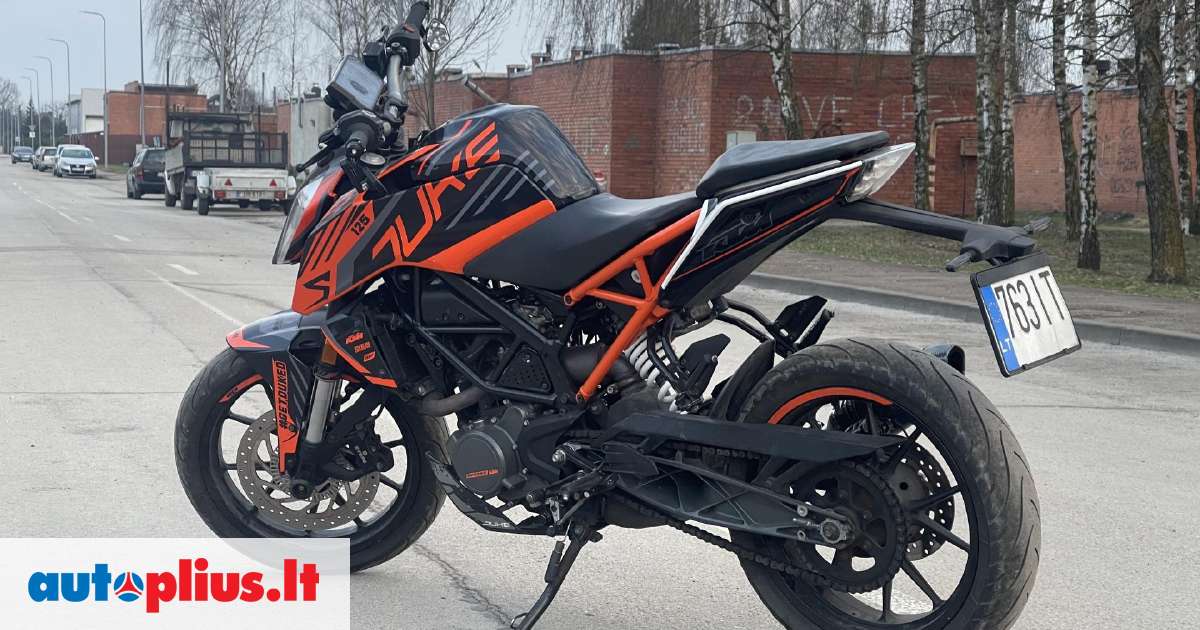 KTM Duke 125cc, ielas motocikls 2018-08 m., | A27954611