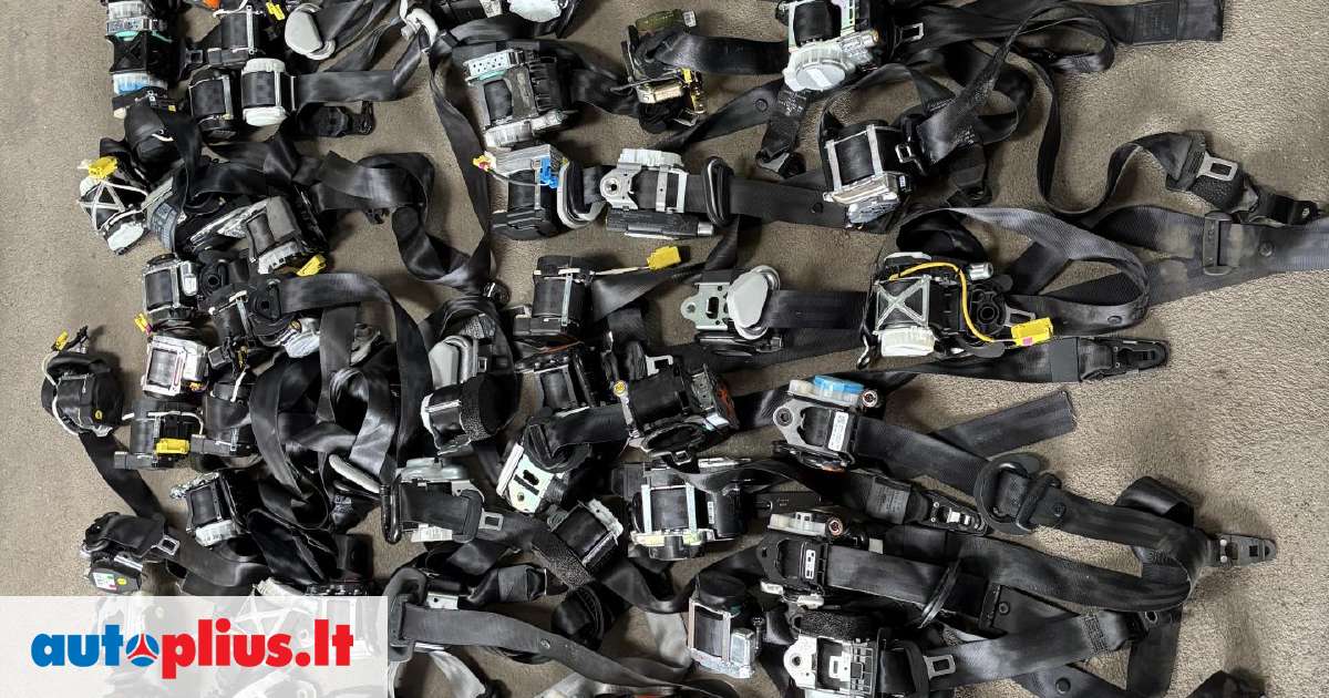 Audi -kita- oro pagalvės, saugos diržai 2017 m., | A27978555