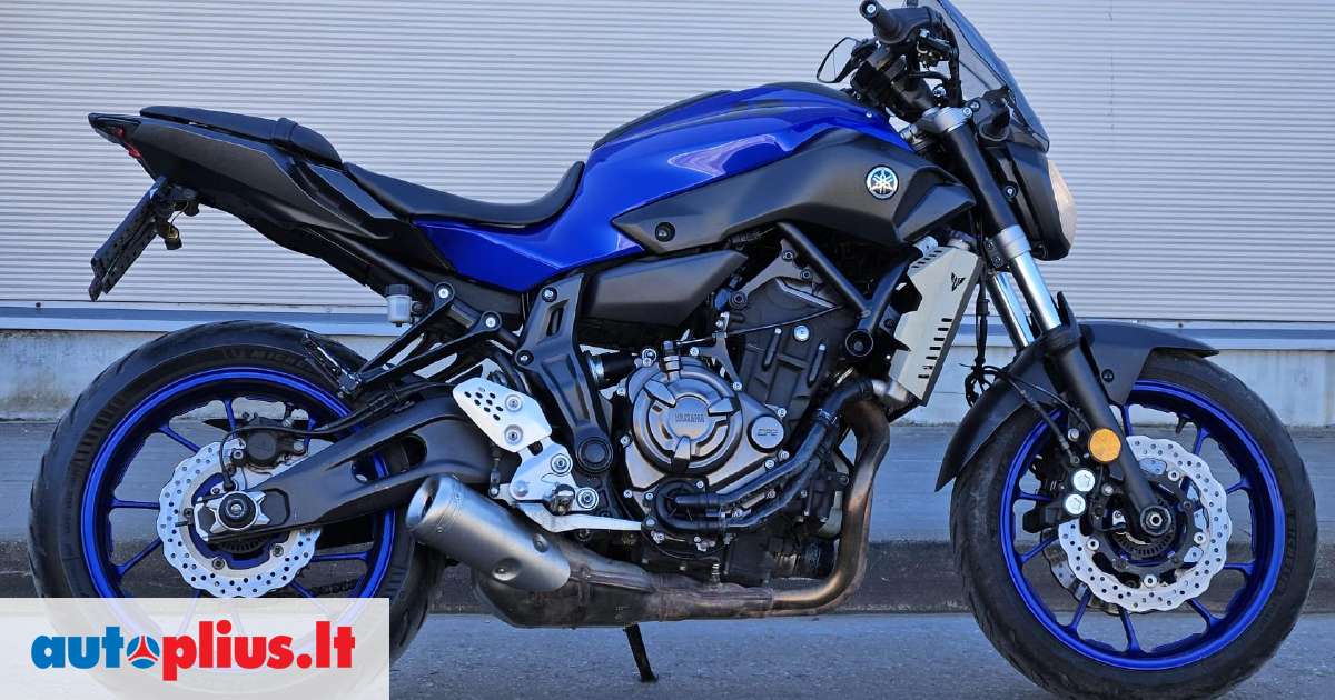 Yamaha MT 07 700cc, street / classic 2017-11 m., | A27979139
