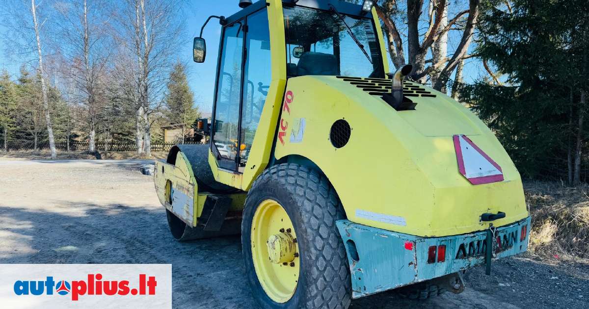 Ammann AC70, vibro technika 1999 m., | A27990937