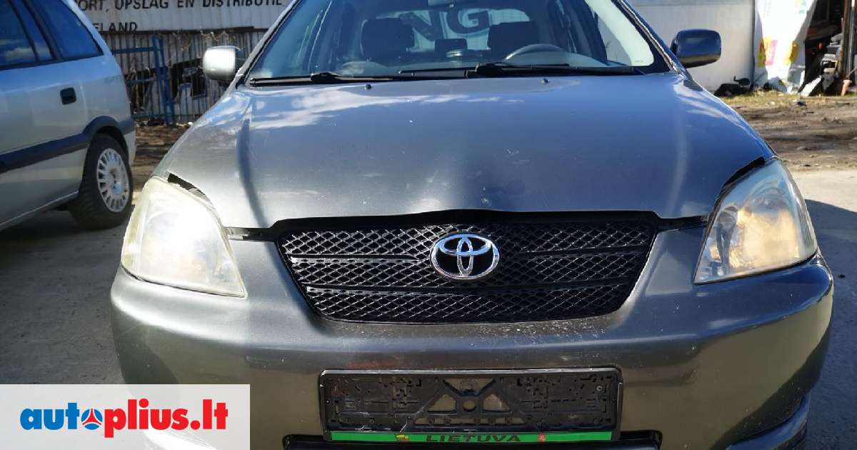Toyota Corolla dalimis. Automobilis ardomas dalimis запасные части автомобиля 2003-01 m ...