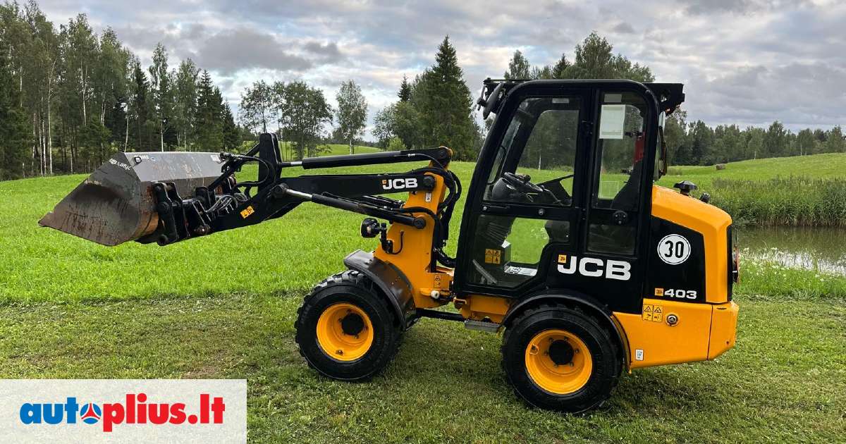 JCB 403, фронтальные погрузчики 2019-05 m., | A28035954