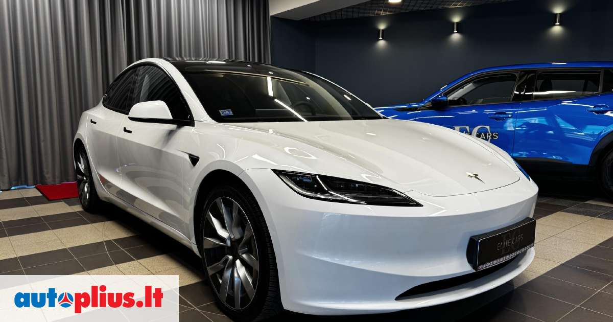 Tesla Model 3, 77 kWh, hatchback 2023-12 m., | A28049772