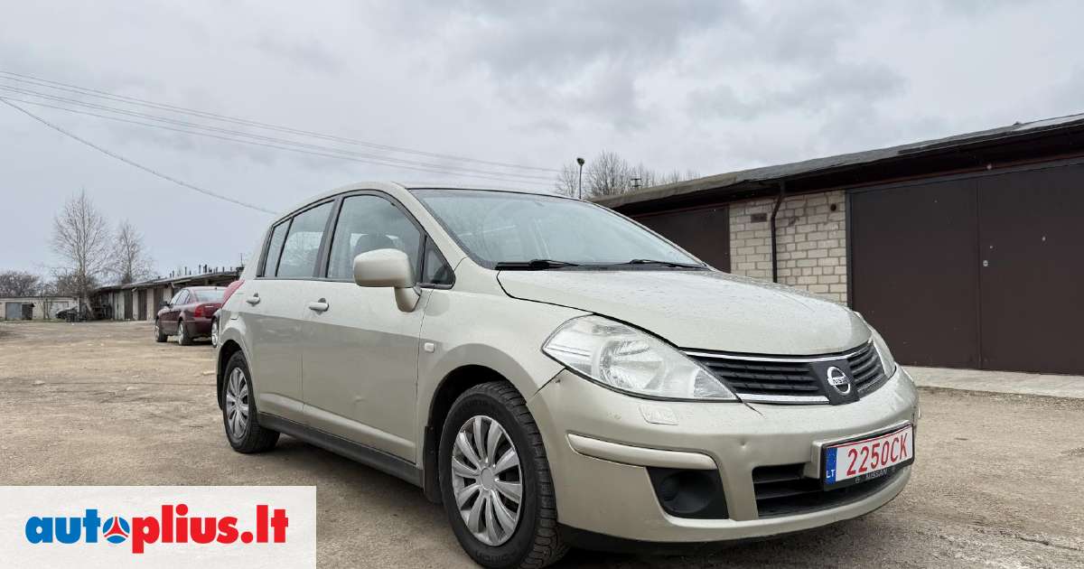 Nissan Tiida, 1.6 l., hečbeks 2008-01 m., | A28050596